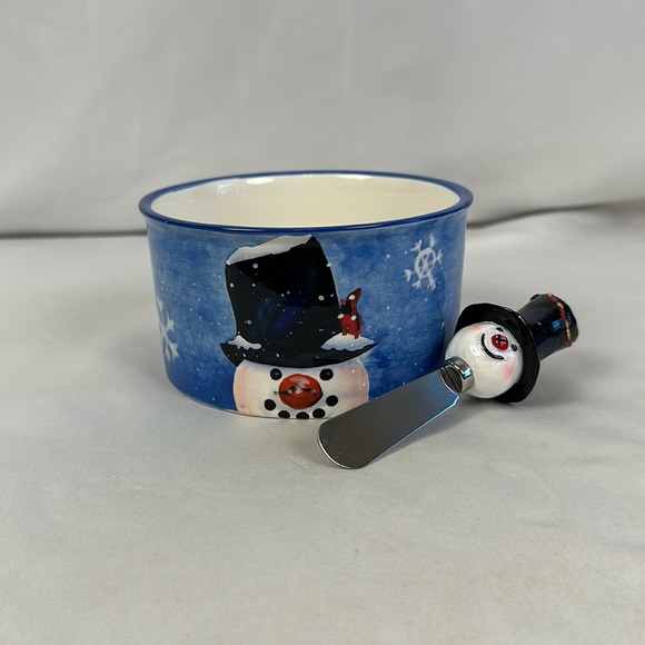 Certified International | Holiday | Certified International Snowman Dip ...